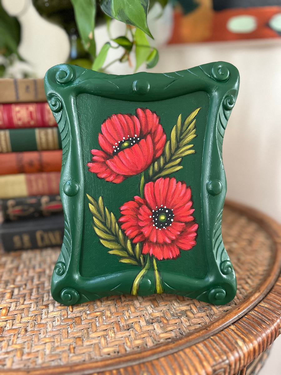 Poppies 6.5x8.5in Original – morganpaintsstuff