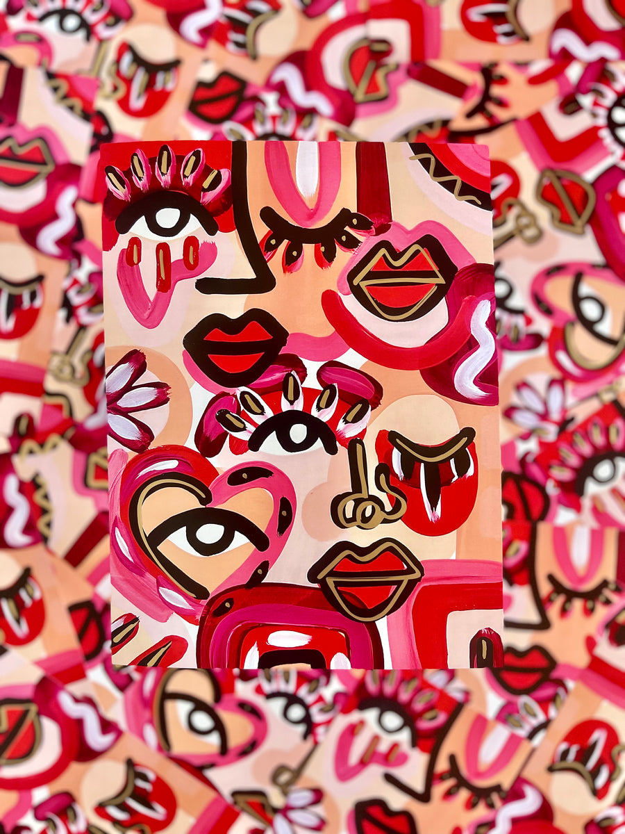 Juliet Embellished Print – morganpaintsstuff